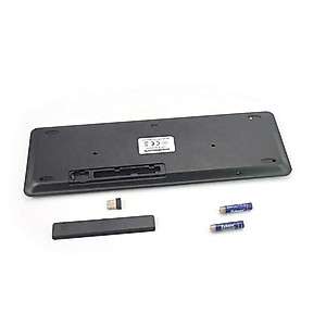 BoxWave Keyboard Compatible with Alienware x15 Gaming (R1) (Keyboard MediaOne Keyboard with TouchPad, USB Fullsize Keyboard PC Wireless TrackPad for Alienware x15 Gaming (R1) - Jet Black