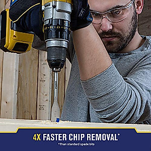 Irwin Industrial Tools 87950 Speebor Blue Groove Spade Bit Set, 3-Piece