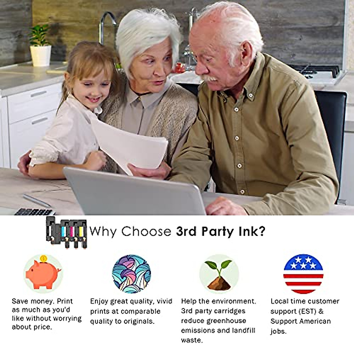 Limeink Compatible Toner Cartridge Replacement for Dell C1760nw Toner Cartridges 1250 for Dell Printer Cartridges C1765nfw for Dell C1765nf Toner Cartridges 1355cnw Toner for Dell c1760nw 4 Pack