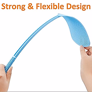 Fly Swatter, 5 Pack Strong Plastic Fly Swat Set Heavy Duty with Long Flexible Handle Manual Assorted Colors Multi Pack Fly Swatters