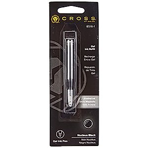 Cross Gel Refill, Medium, Black, Pack of 1