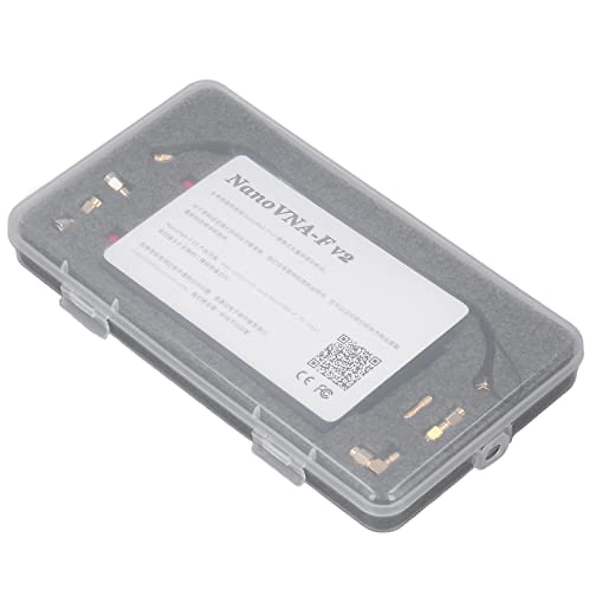 Oumefar Vector Network Analyzer, Full Touch Screen HF VHF UHF Antenna Analyzer Shielding Electromagnetic Interference with Aluminum Case for Short  Precisionmeasuring
