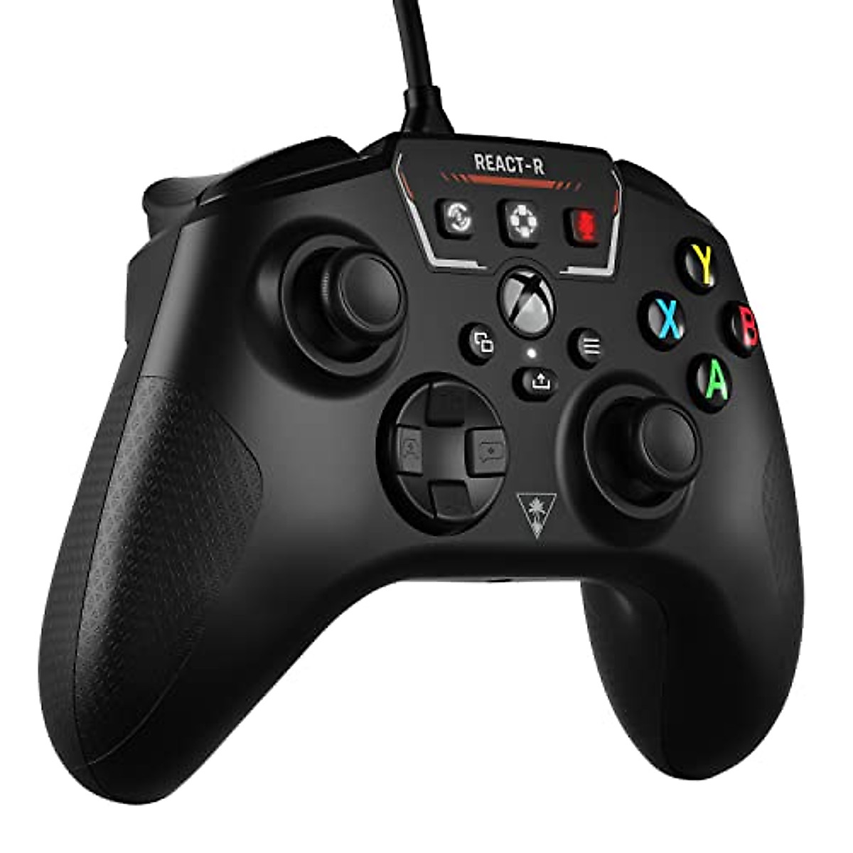 Turtle Beach REACT-R Controller Wired Game Controller – Xbox Series X, Xbox Series S, Xbox One & Windows – Audio Controls, Mappable Buttons, Textured Grips – Black