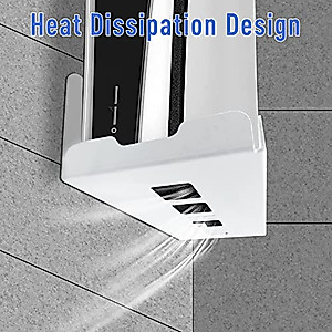 JDGPOKOO PS5 Wall Mount, 8 in 1 PS5 Wall Mount Kit with PSVR2 and PS5 Controller Holder & PSVR 2 and Headphone Hanger & Game Storage Stand for Playstation 5 (Disc & Digital Edition) & Playstation VR2