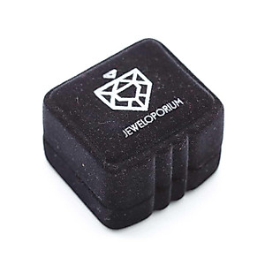 JEWELOPORIUM 925 Silver Ring for Women Size 8 White Real Rainbow Moonstone Stone Solitaire Silver Ring Christmas - Gift Costume Jewelry