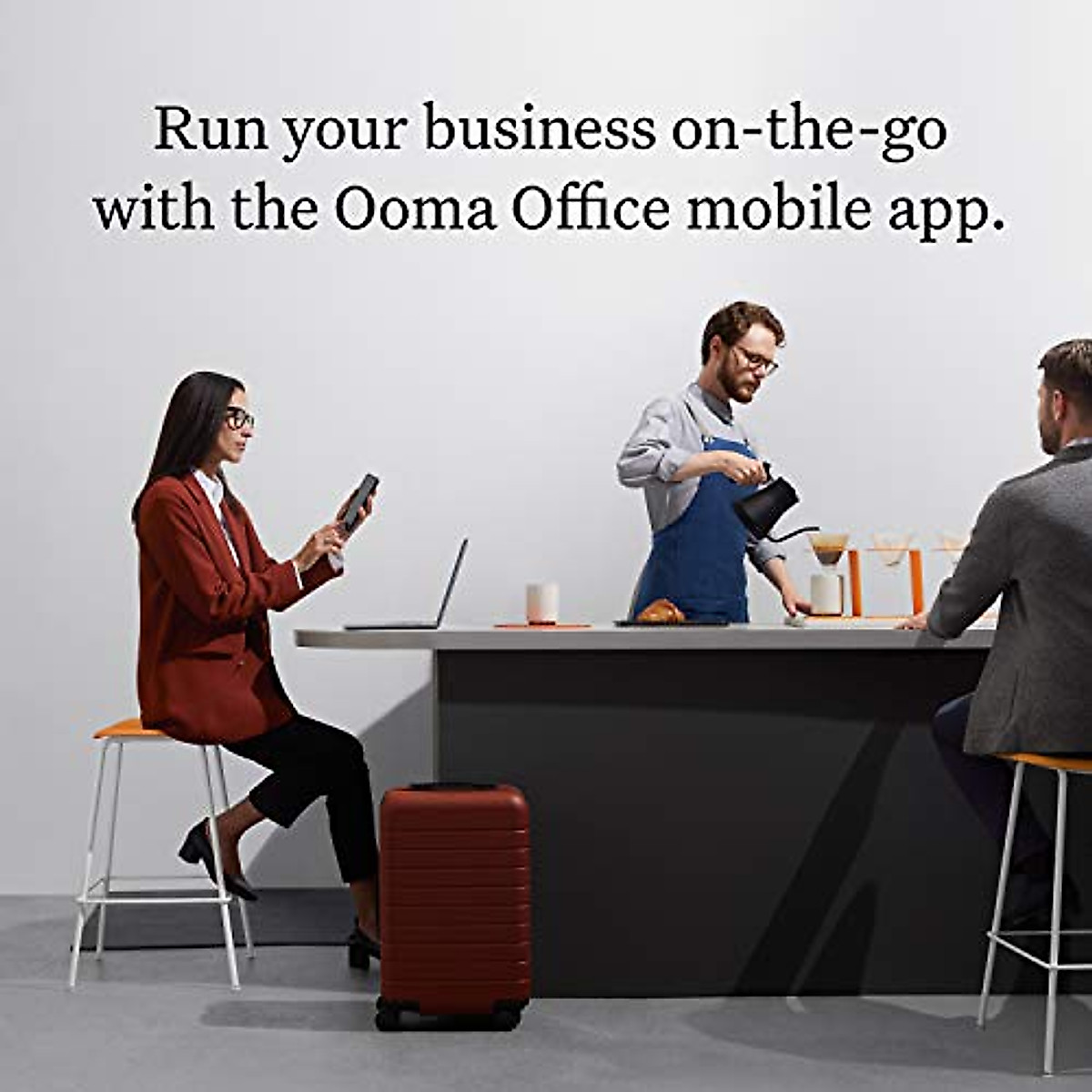 Ooma 2602W Wi-Fi IP Desk Phone. Works only with Ooma Office Cloud-Based VoIP Phone Service with Virtual Receptionist, Desktop and Mobile app, Videoconferencing. Subscription Required.