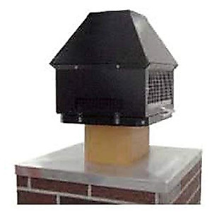 Tjernlund RT750H Fireplace Chimney Fan ,black