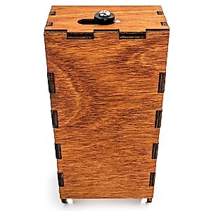 C4Labs Micro Travel Portable Dice Tower AND Dice Vault | Fits Standard Seven Set of Dice (Gunstock)