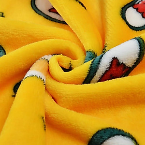 VOODUE Summer Soft Pet Dog Bed Mat Blanket Cartoon Autumn Warm Mattress Small Dog Cat Travel Mats Supplies (Color : 3, Size : 60 x 80cm)