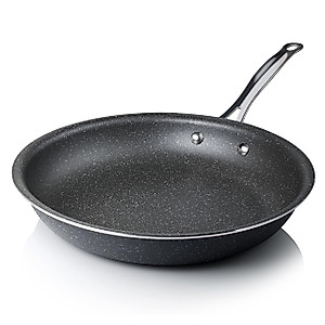 GRANITESTONE 11" Non-Stick Frying Pan with Mineral/Diamond Coating for Long Lasting Nonstick Skillet for Cooking with Stay Cool Handles, Oven/Dishwasher Safe, Non-toxic