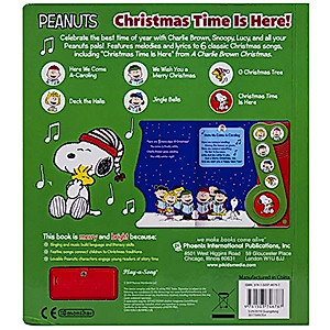 Peanuts - Christmas Time is Here! Charlie Brown Sound Book - PI Kids (Play-A-Song)