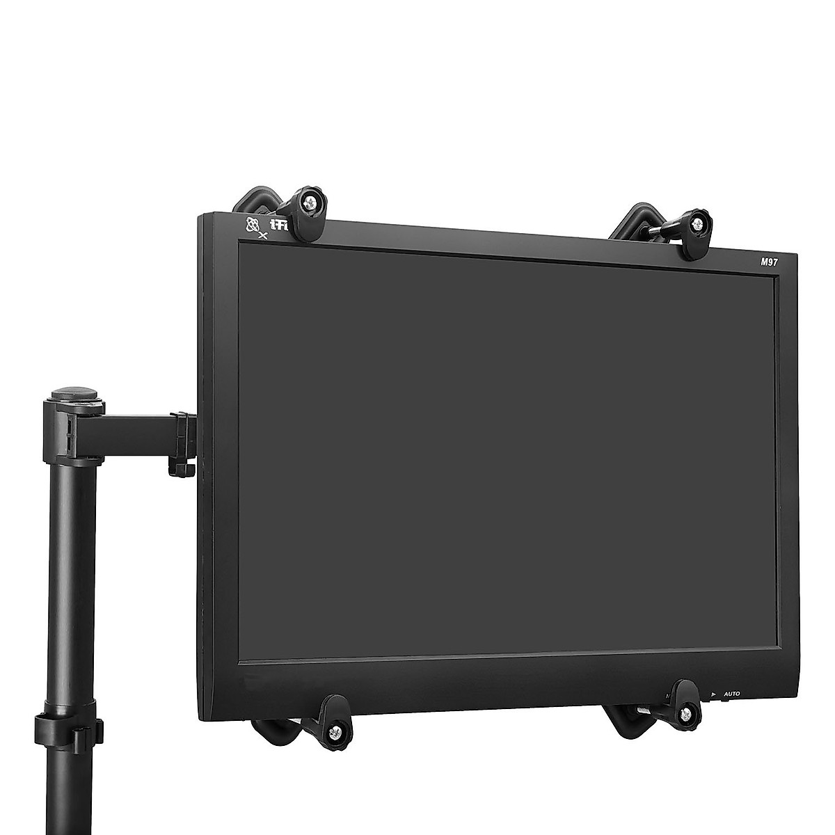 WALI Mount Bracket Adapter Monitor Arm Mounting Kit for Screen 13 to 27 inch, Mounting Holes 75mm and 100mm (UVVEP)