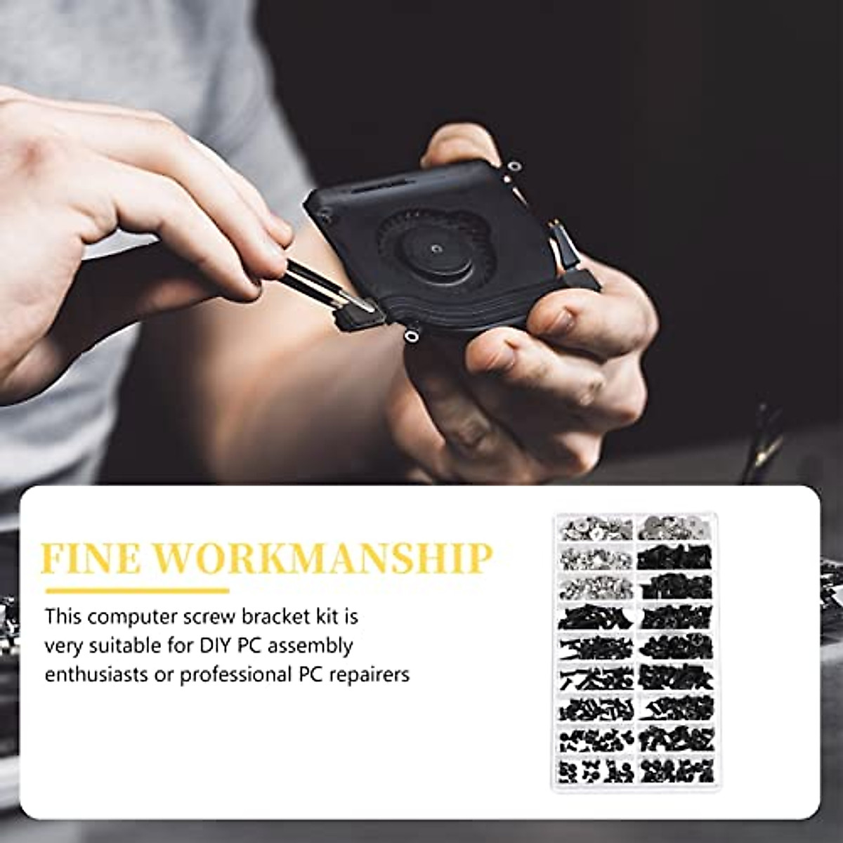 SOLUSTRE Laptop Accessories Pc Accessories 1 Set Flat Computer Repair Fittings Flat Screws Screws for Computer Repairing Screw Countersunk Screw Laptop Accessories Pc Accessories