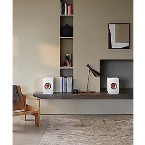 KEF LS50 Wireless II Powered Bookshelf Speakers - Pair (Mineral White)