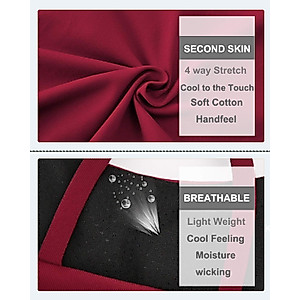 RUNNING GIRL Strappy Sports Bra for Women, Sexy Crisscross Back Medium Support Yoga Bra with Removable Cups(WX2354 Winedred,M)