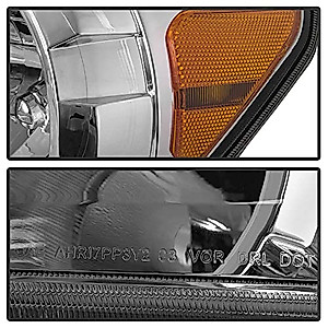 ACANII - For 2007-2013 Toyota Tundra 2008-2017 Sequoia Chrome Housing OE Style Headlights Headlamps Assembly Left+Right