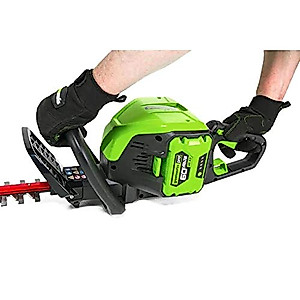 Greenwork Pro HT60B00 60-Volt Max 24-in Dual Cordless Electric Hedge Trimmer (Bare Tool Only, Battery and Charger Not Included)