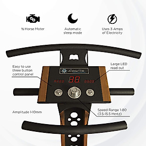 LifetimeVibe Whole Body Vibration Plate, Vibration Machine for Exercise, Athletes, Seniors, Chiropractors