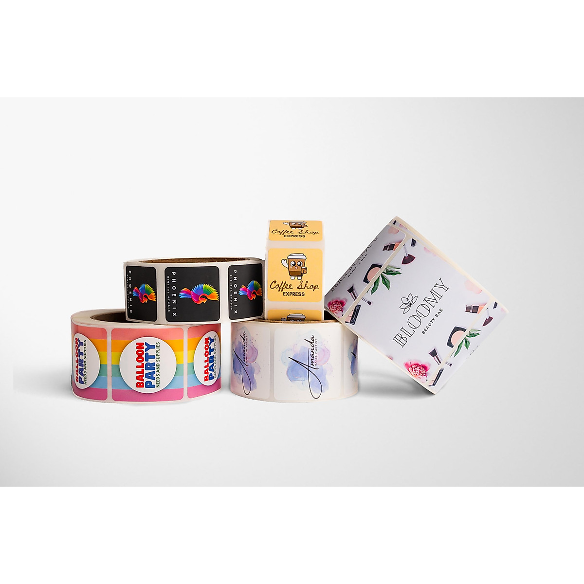 150 Build Your Own Stickers/Labels - Any Design + Logo - Personalize Your own Business Stickers - Multi Shapes, Sizes, Backgrounds, Text Stickers - Gloss/Matte Labels (2 inch Circle)