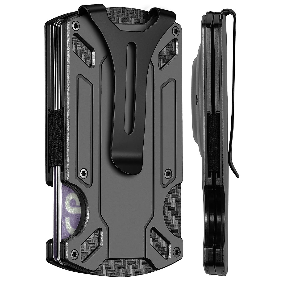 furid Apple Airtag Wallet Men: Wallet with Airtag Holder, Air Tag Wallet, Minimalist Slim Wallet with Money Clip