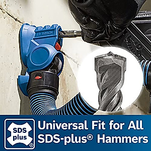 BOSCH HCK001 7 Piece Carbide-Tipped SDS-plus Rotary Hammer Drill Bit Set with Storage Case