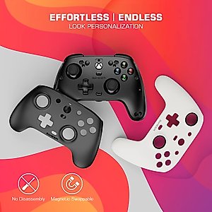 GameSir G7 Wired Game Controller for Xbox Series X|S, Xbox One, Windows 10/11, PC Controller Gamepad with Mappable Buttons, 3.5mm Audio Jack and 2 Swappable Faceplates