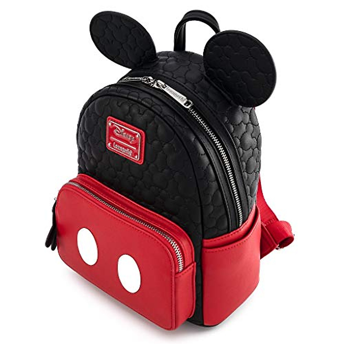 Loungefly Disney Mickey Mouse Oh Boy Quilted Womens Mini Backpack Purse
