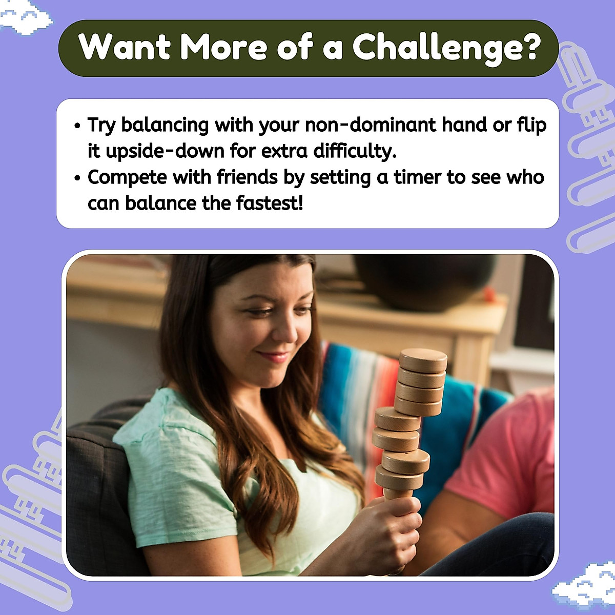 TrueBalance Coordination Game | Handheld Balance Toy for Adults and Kids | Improves Fine Motor Skills (Original)