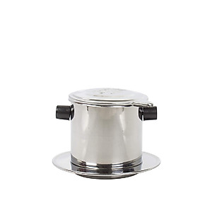 Vietnamese Coffee Filter | French Press Coffee Filter |Traditional Drip Coffee Reusable Inox Phin Filter Stainless Steel Cup Portable Coffee Maker Single-cup Serving For Camping Travel |Coffee Lover