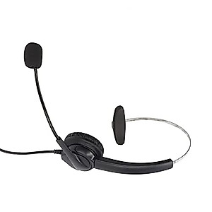Tgoon Computer Headset, Ergonomic Noise Reduction Ultra Clear Call RJ9 Headset Adjustable Volume Control for Customer Service