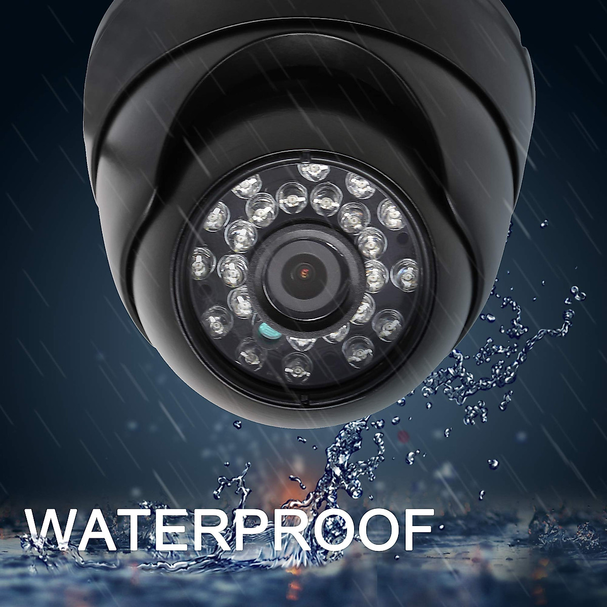 SVPRO Outdoor USB Camera 1080P Full HD Waterproof Night Vision Camera with Infrared LEDs,USB Security Camera for Home Surveillance System 30/60/120fps OV2710 Dome Camera with IR-Cut&Metal Housing
