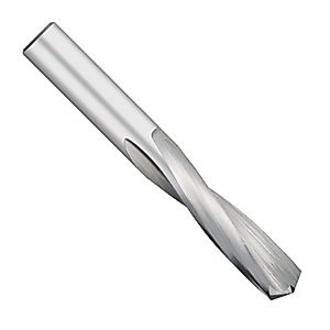 Kodiak Cutting Tools KCT142569 USA Made Stub Length Solid Carbide Drill Bit, 2 Flute, 44 Wire Diameter, 1/2" Length of Cut, 1-1/2" Overall Length