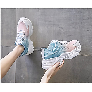 FOFJR Womens Walking Shoes Non Slip Sneakers Comfortable Tennis Running Shoes Blue