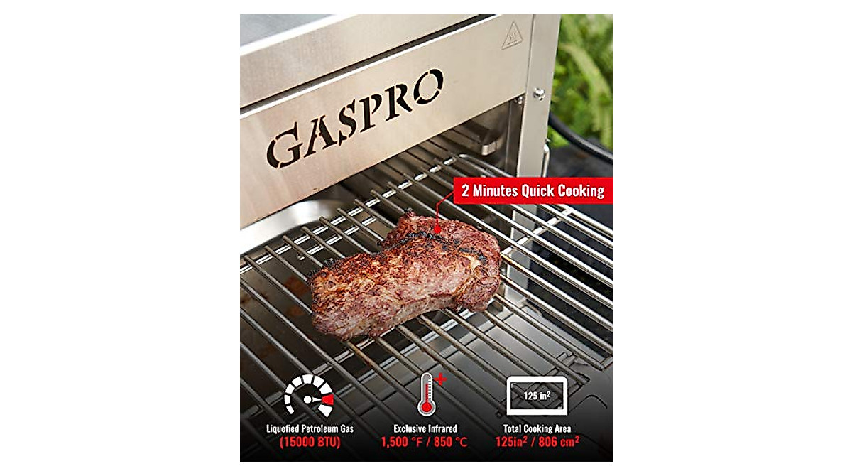 GASPRO Multi-Tasking Infrared Grill: Perfect Steakhouse Meals