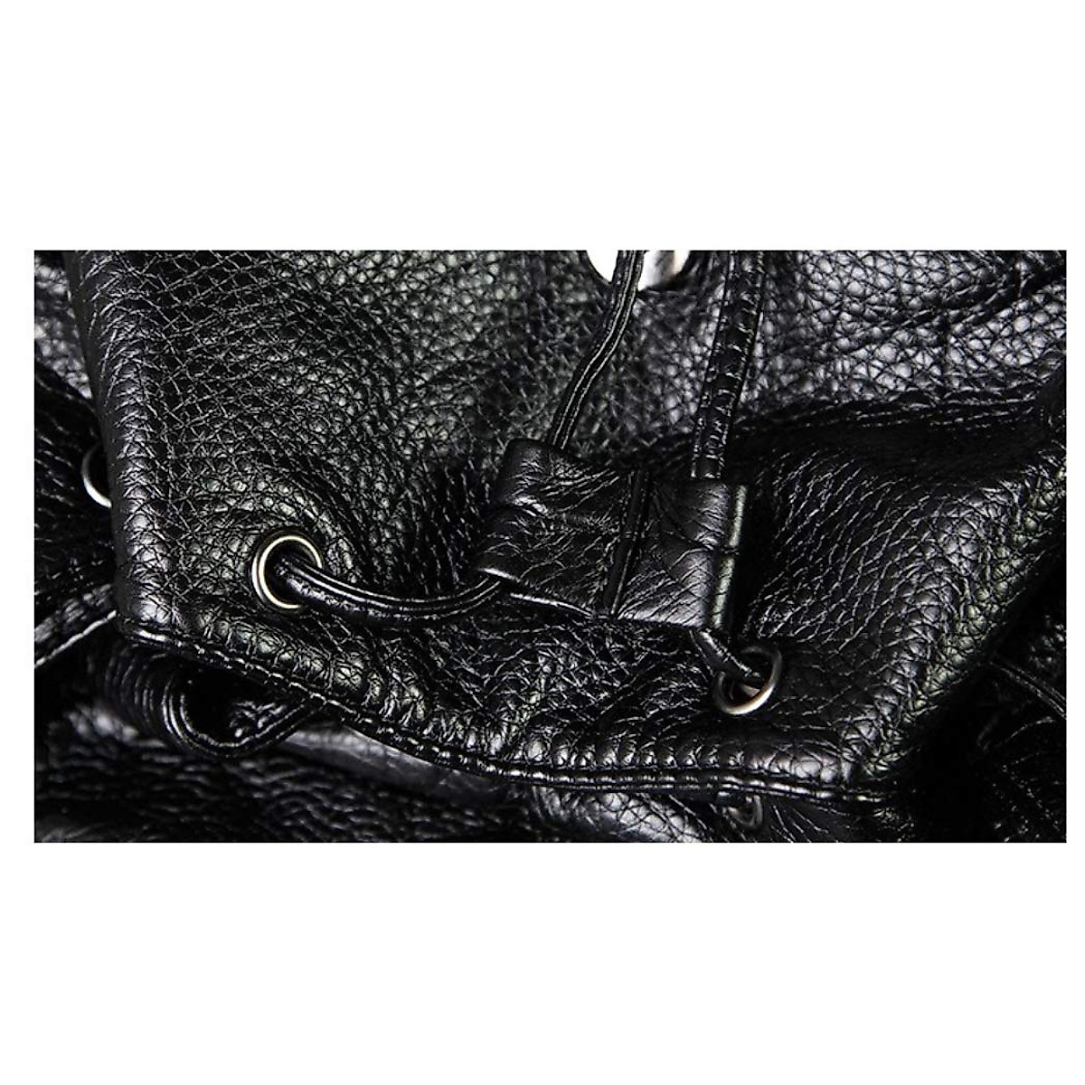 Ro Rox Iris Punk Goth PU Unisex School Uni Large Backpack