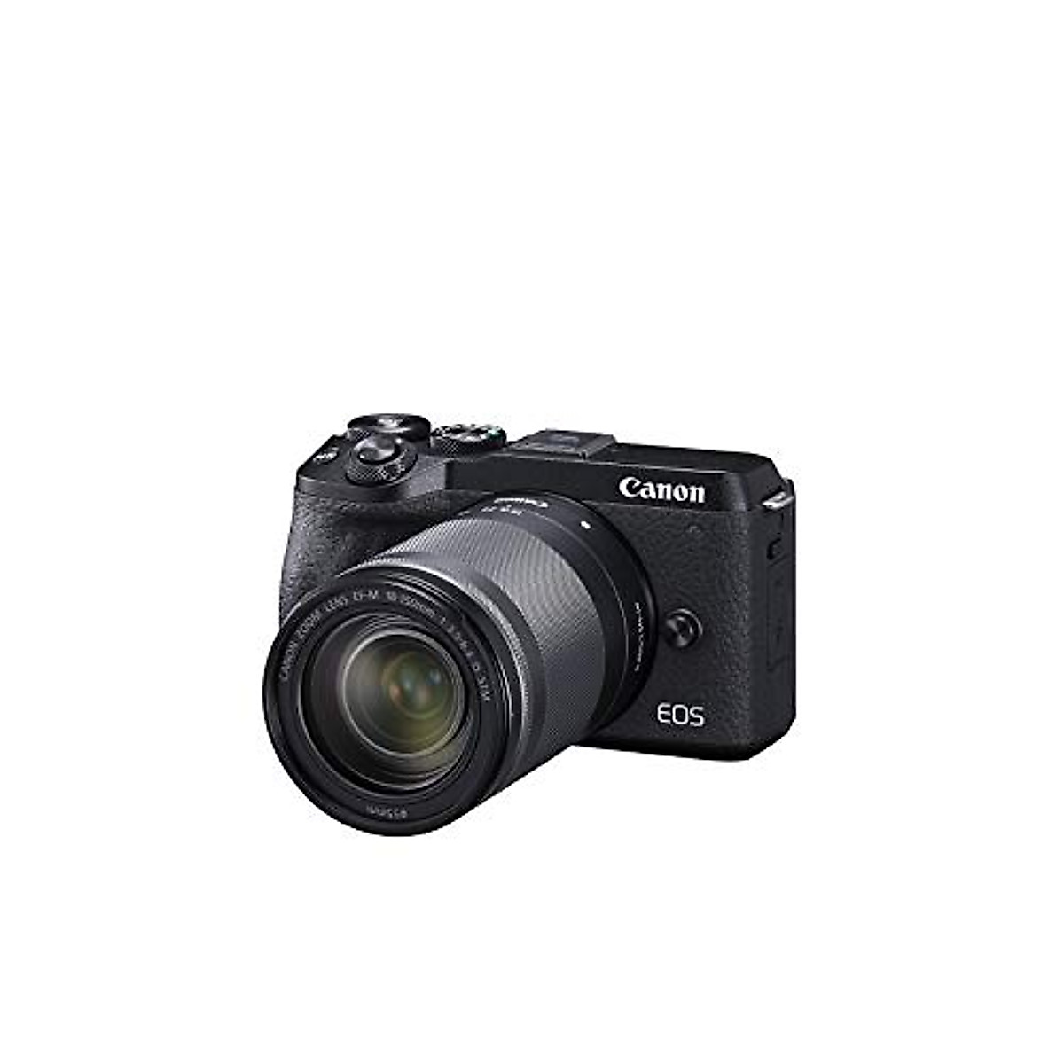 Canon Mirrorless Camera [EOS M6 Mark II] for Vlogging + EF-M 18-150mm Lens + EVF Kit|CMOS (APS-C) Sensor| Dual Pixel CMOS Auto Focus| Wi-Fi |Bluetooth| 4K Video, Black