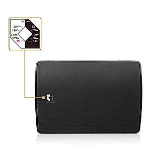 Sound Town Pair of 8" Weather-Resistant Surface-Mount Speaker, Indoor/Outdoor, 70V/100V/8ohm, for Home & Commercial Installation, Black (TARVOS-8B-PAIR)