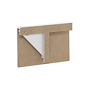 Furinno Hermite Wall Mounting Folding Table, White