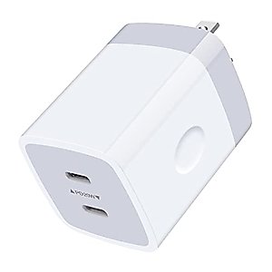 Pixel 7 Charger,40W Fast Charger Plug for Pixel 6 7 Pro 6a 5 5a 5XL,Dual Port USB C Power Adapter Type-C Wall Charger Block for Samsung Galaxy S23 Ultra S22 S21 A54 A14 A13,iPhone 14 13 12 11 Pro Max