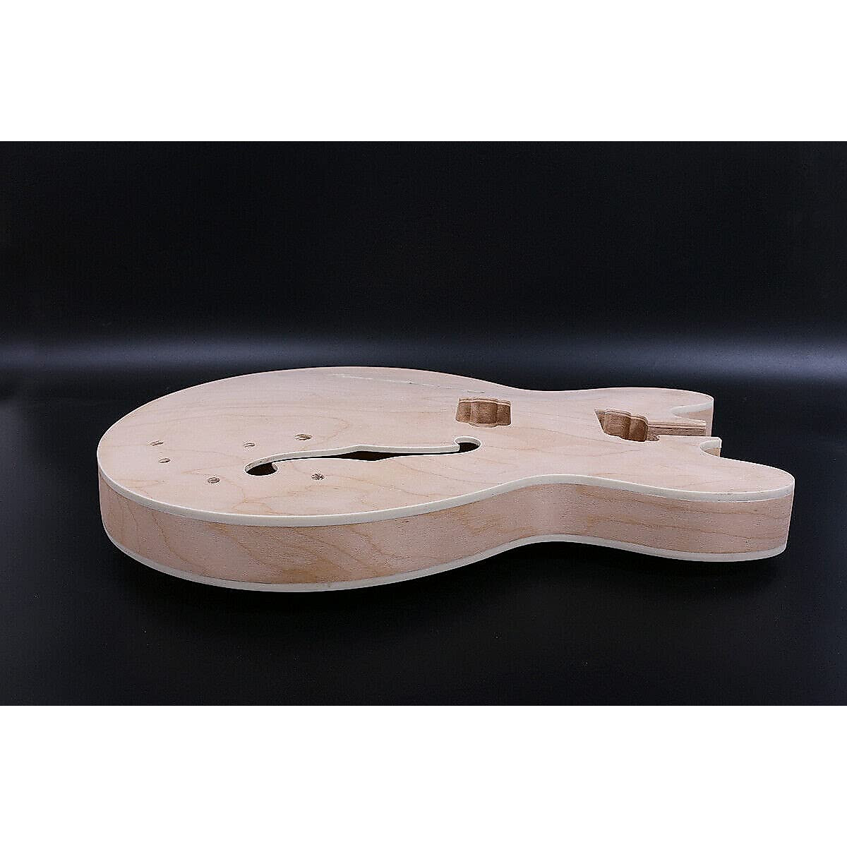 1set Guitar Kit ES335 Guitar neck 22fret 24.75inch Guitar Body Semi Hollow Body With Hardwares