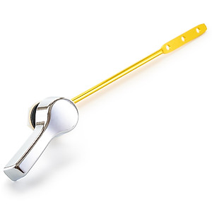 Qualihome Toilet Flusher Handle Replacement Kit - Universal Toilet Handle - Durable, Elegant, and Easy-to-Install Flush Lever (Chrome, Front Mount)