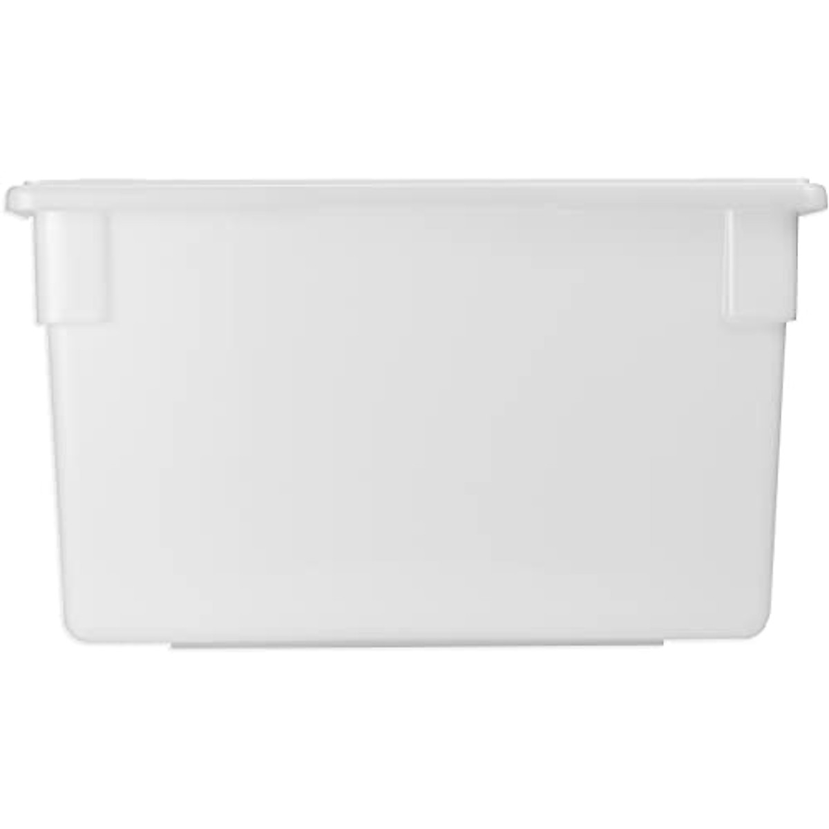 Carlisle FoodService Products Storplus Food Storage Container with Stackable Design for Catering, Buffets, Restaurants, Polyethylene (Pe), 21.5 Gallon, White, 21.5 Gallon, 26" x 18" x 15"