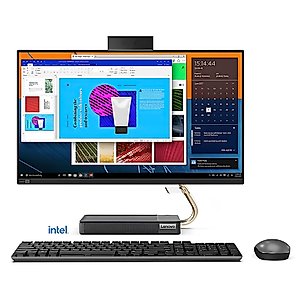 Lenovo IdeaCentre 5i 23.8" FHD Touchscreen All-in-One Desktop Computer - 11th Gen Intel Core i7-11700 8-Core 4.9 GHz, 16GB RAM, 1TB SSD + 1TB HDD, Intel UHD Graphics 750, FHD Webcam, Windows 11 Pro