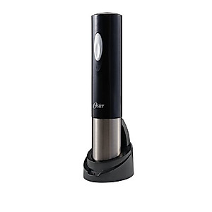 Oster FPSTBW8225 Electric Wine Opener, Tuxedo Black