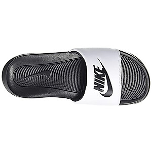Nike Men's Victori One Slide Mix White/Black-Black (DD0234 100) - 9