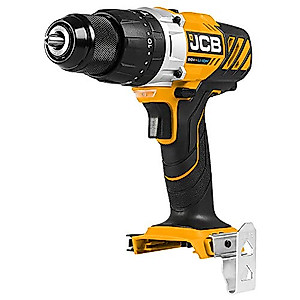 JCB Tools - 20V, 3-Piece Power Tool Kit - Hammer Drill Driver, Impact Driver, LED Work Light, 2 x 2.0Ah Batteries, Fast Charger and Tool Bag - For Home Improvements, Drilling, Masonry, Screw Driving