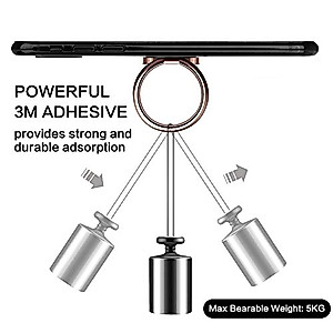 3 Pcs Cell Phone Ring Holder, Yiwanson Phone Ring Holder Finger Kickstand, 360 180 Degree Rotation, Mirror Ring Holder Bracket on Back of Phone, for All Smartphone (Gold/ Pink/ Black)