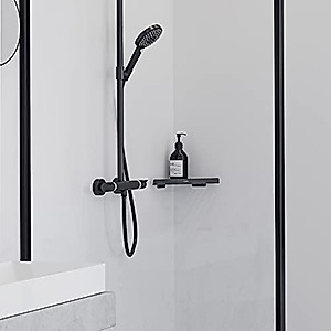 Hansgrohe AddStoris 6-inch Corner Basket in Matte Black, 41741670