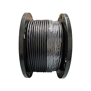 Elite Cat8 250ft Outdoor/Indoor Cable, UV Resistant, 40Gb, 2000MHz, CMR/Riser + UV/Outdoor, High Speed, Pure Solid Copper, Easy Pull Reel, Black