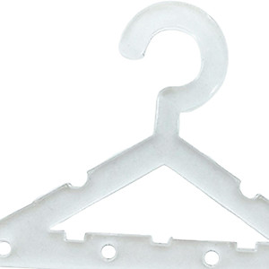 with No Base Acrylic Mini Coat Hanger Rack Earring Hanger for Retail Store Desktop, Clear